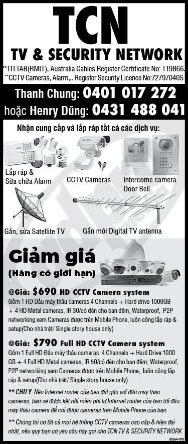 TCN TV & Security Network – Báo động - Internet tốt nhất tại Altona ...
