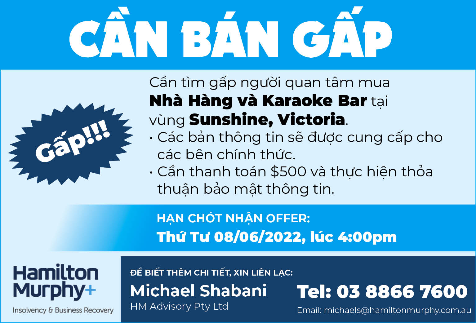 Hamilton Murphy – B2B tốt nhất tại Melbourne, Melbourne