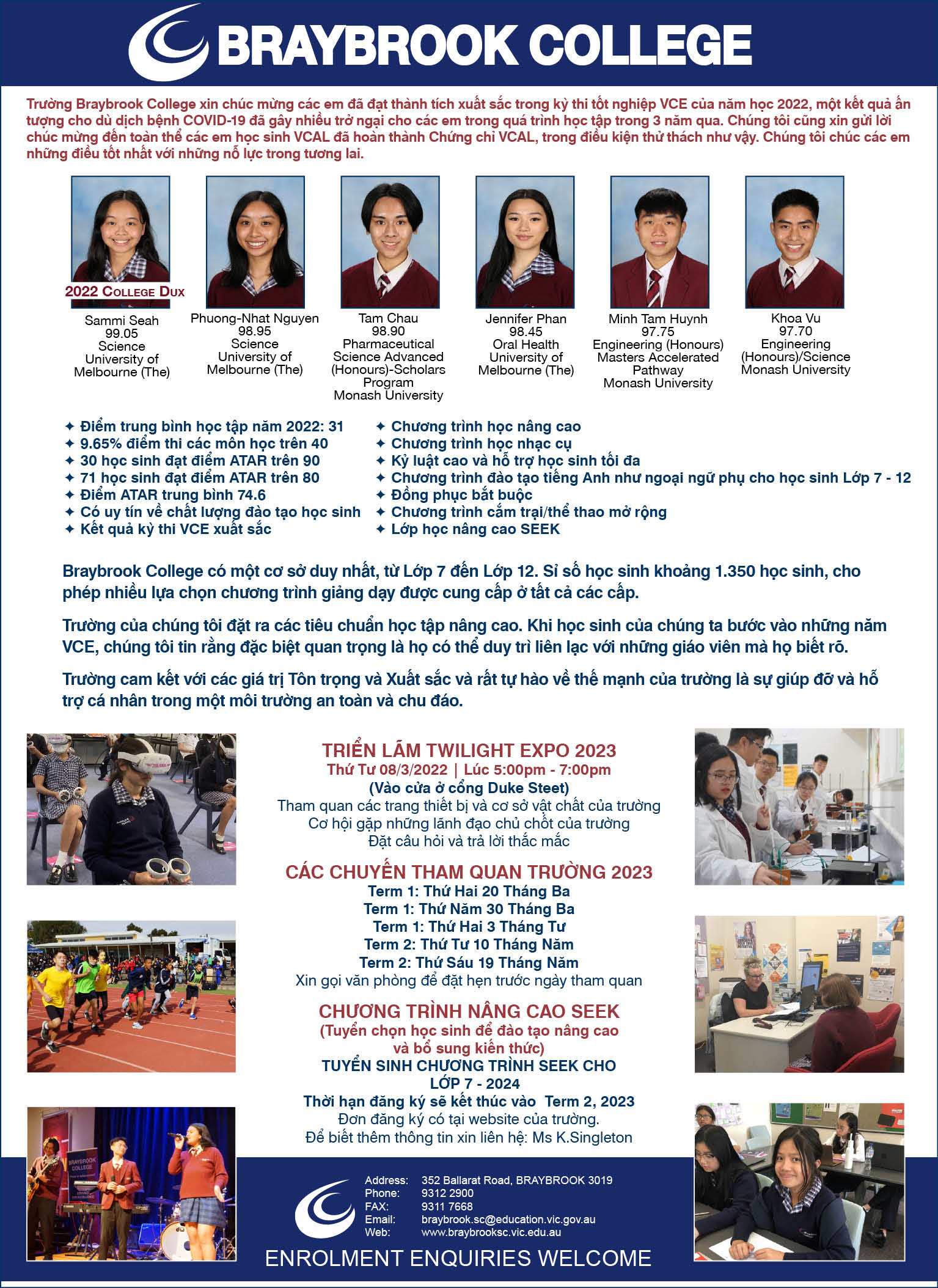 Braybrook College – Giáo dục tốt nhất tại Braybrook, Melbourne