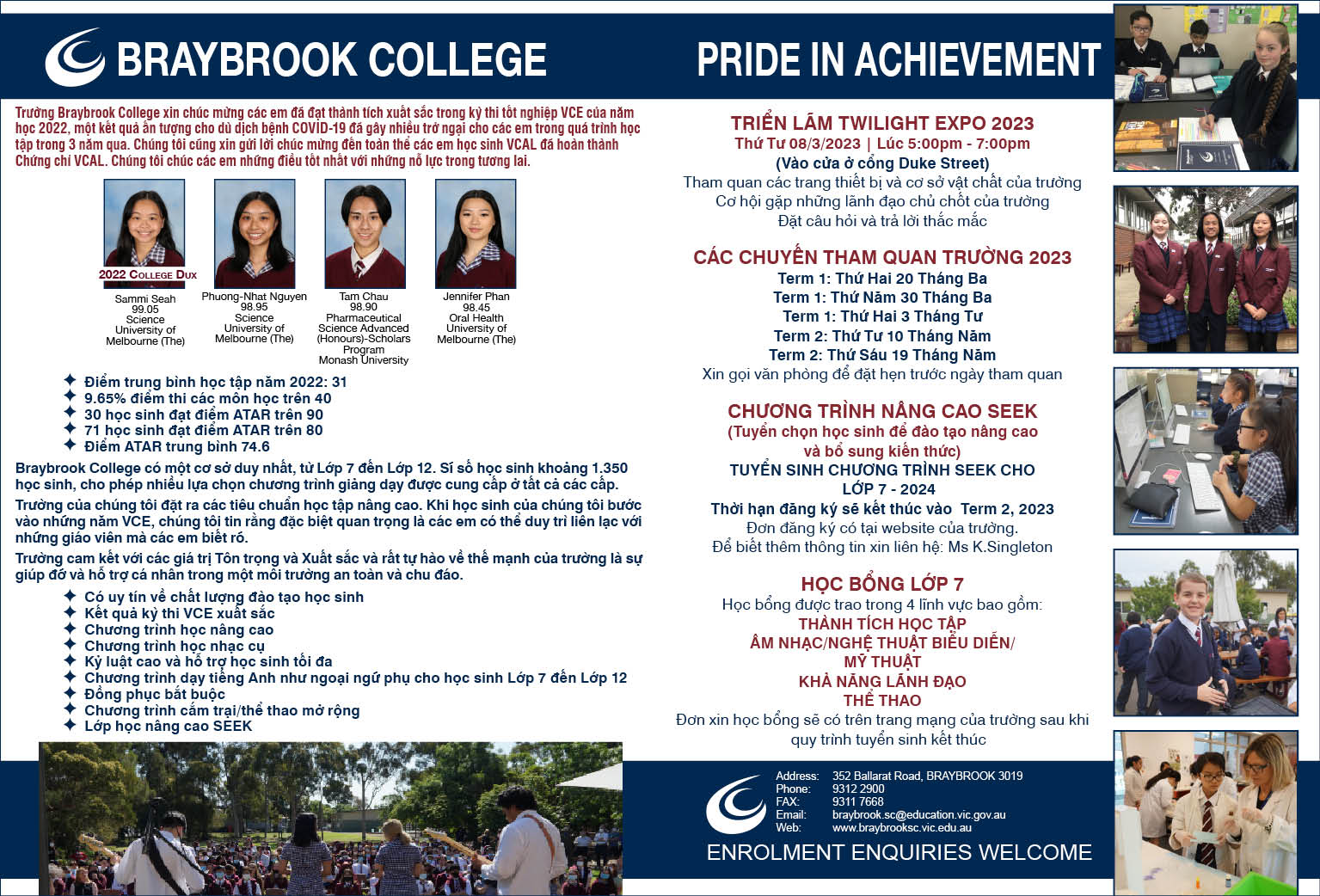 Braybrook College – Giáo dục tốt nhất tại Braybrook, Melbourne