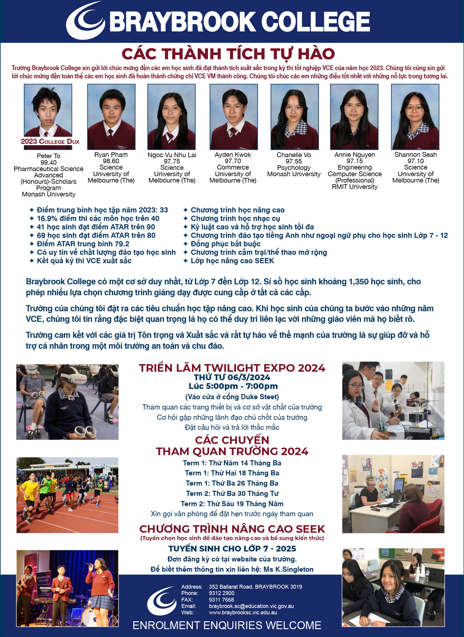 Braybrook College – Giáo dục tốt nhất tại Braybrook, Melbourne