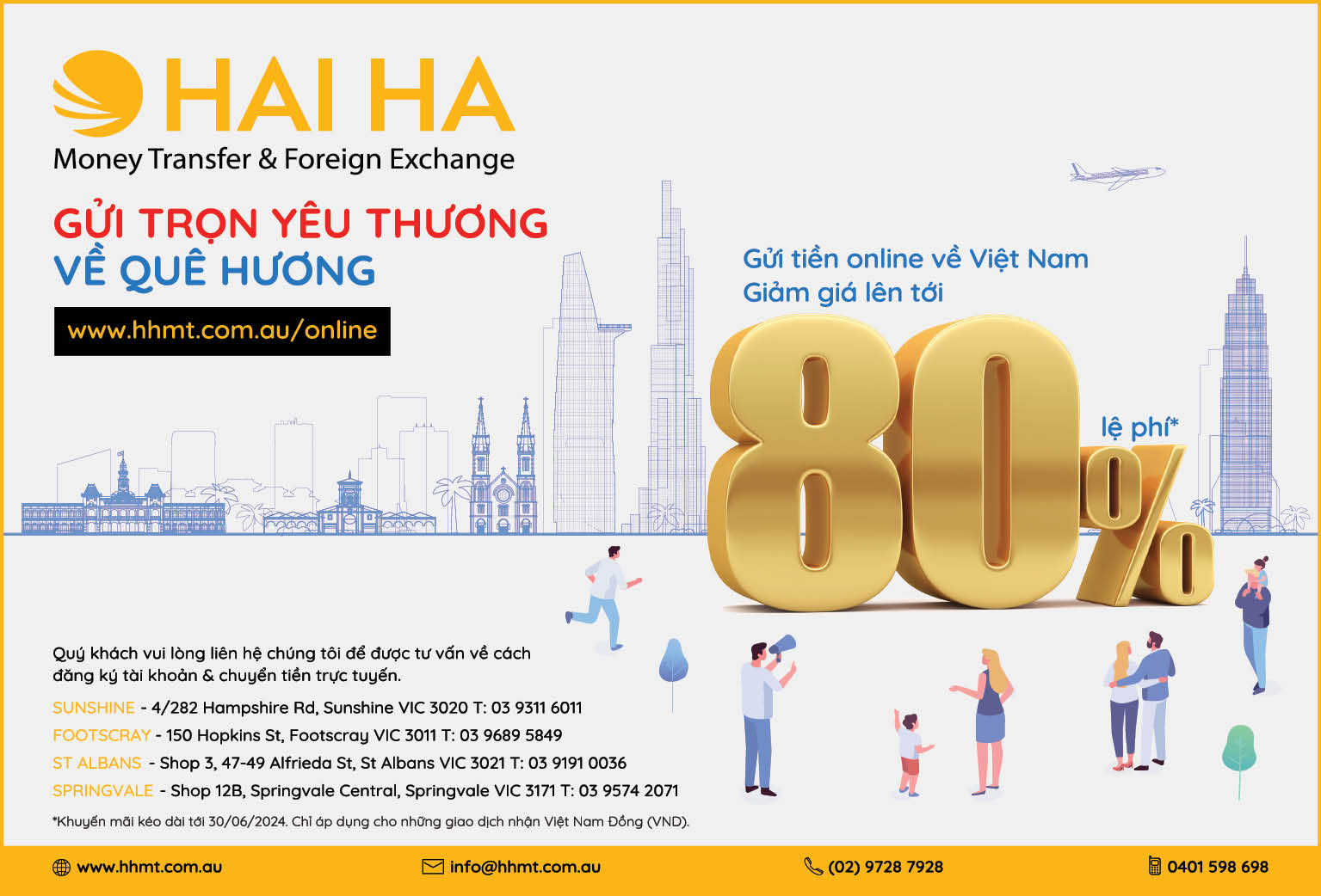 Hai Ha Money Transfer – Chuyển tiền tốt nhất tại Springvale, Melbourne